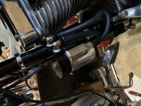 DK Custom Cool-n-Clean Oil Filter Relocation Kit Sportster Dyna Softail ...