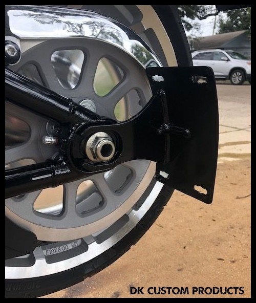 ***DK Custom-M8 SOFTAIL License Plate Relocation Kit Axle Mounted ...