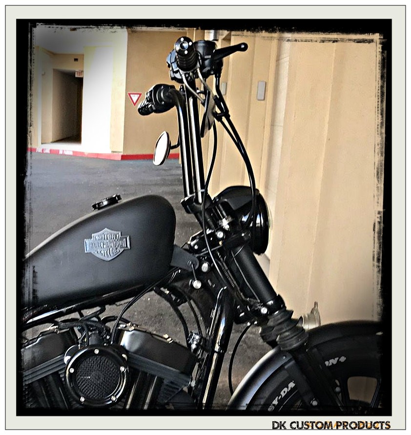2" Stealth Riser Extensions for HARLEY-DAVIDSON DK Custom Products