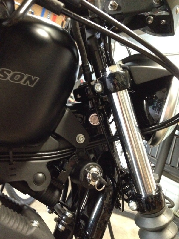 2" Stealth Riser Extensions for HARLEY-DAVIDSON DK Custom Products