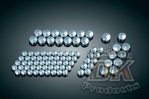 Chrome Cap Covers for OEM Bolts - Harley Twin Cam & Sportster DK Custom ...