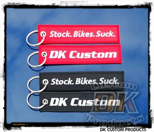 Stock. Bikes. Suck. Key Tag ~ Key Chain Harley Motorcycle DK Custom