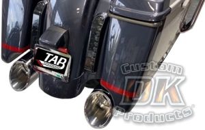 TAB Performance 50 Cal - Slip-On Mufflers - HD Touring - Chrome 1995 - UP