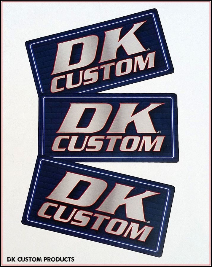 DK Custom Products Three Pack of Neon Sign Stickers