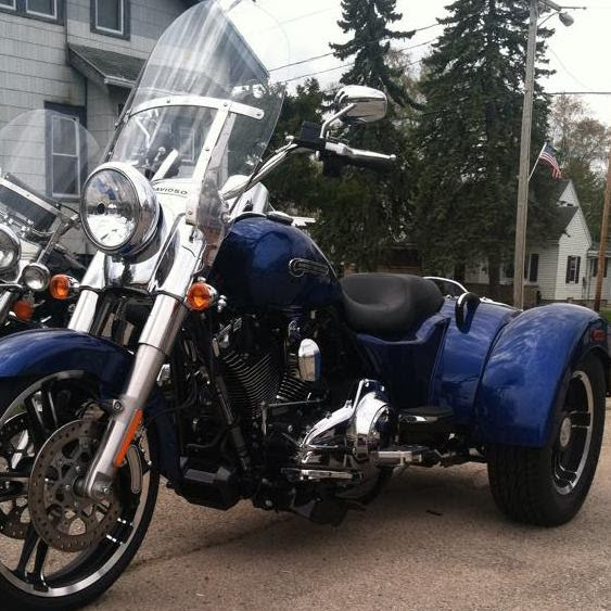 DK Custom Trike Mid-Step For Easy Mount & Dismount Harley & More Conversion