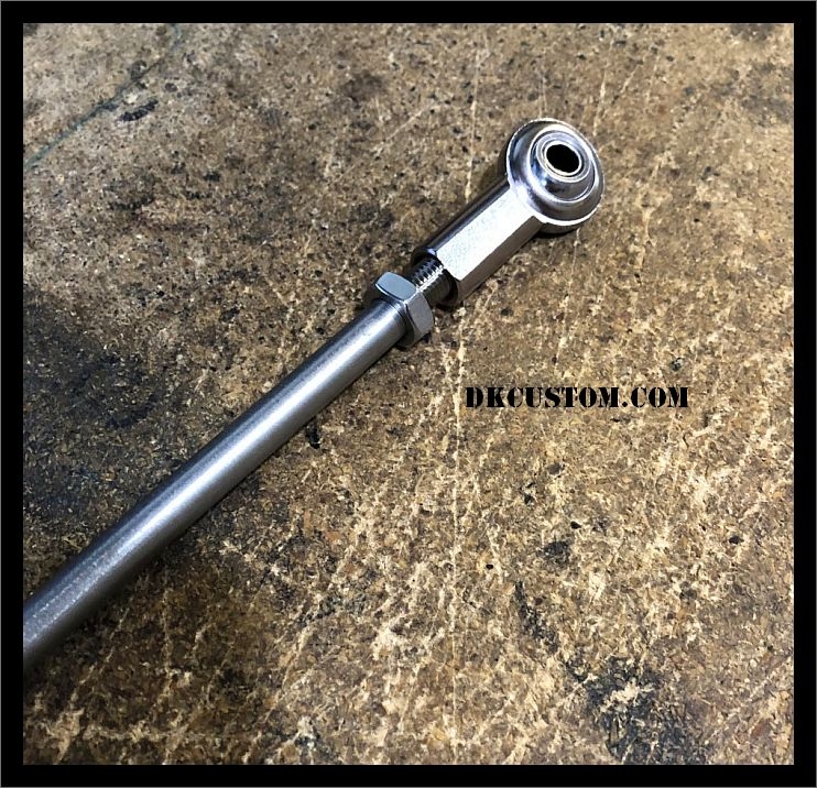 DK Custom Adjustable Rear Brake Rod / Linkage for Harley Sportster Models