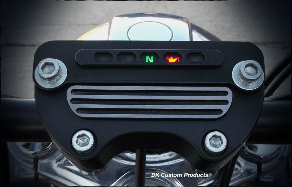 DK Custom Sportster Indicator Lights Bracket for Harley-Davidson Sportsters